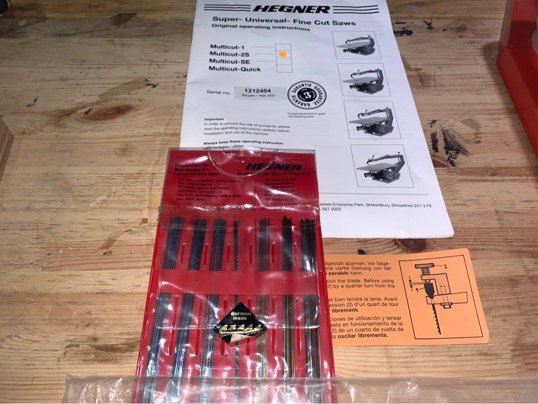 Hegner Multicut 2S scroll saw, Everything Else on Carousell