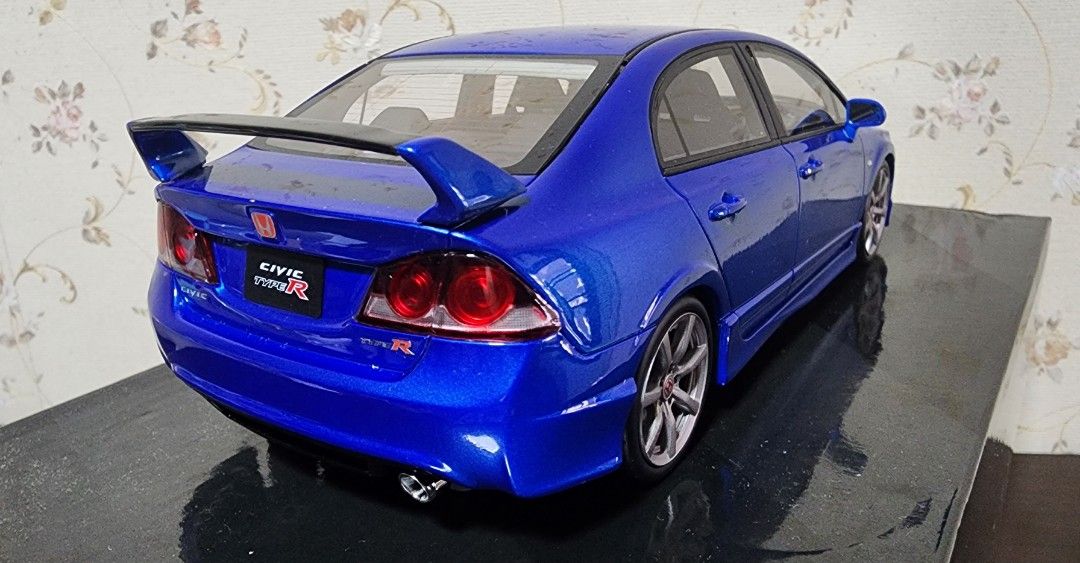 HONDA CIVIC (FD2) TYPE R OTTO 1:18 BLUE, Hobbies & Toys, Toys & Games ...