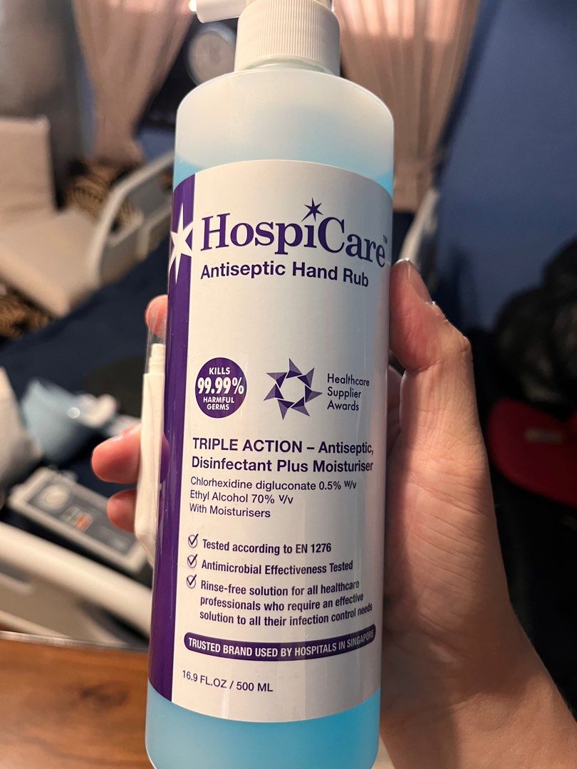 Hospicare antiseptic hand rub (4 bottles), Beauty & Personal Care ...