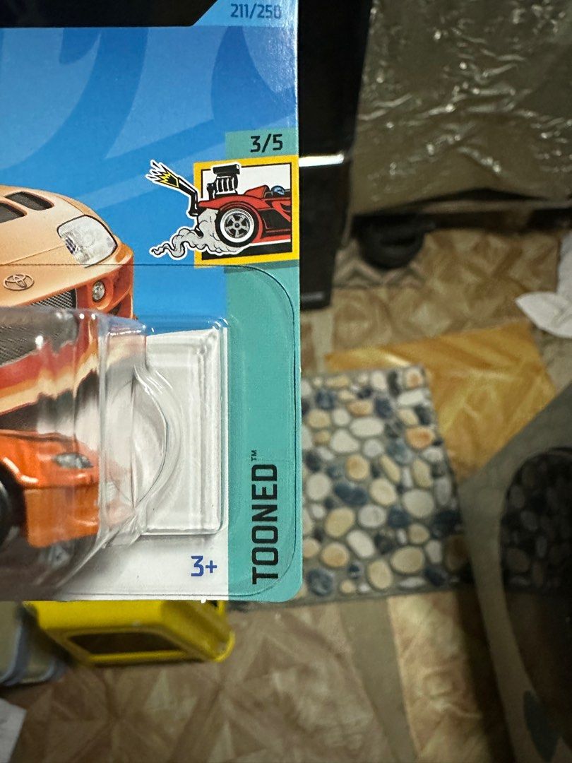 Hotwheels Tooned Supra, Hobbies & Toys, Toys & Games on Carousell