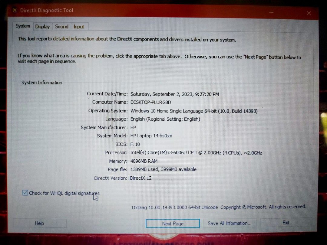 HP 14-14-BS0XX Intel Core i3-6006U 6th Gen 4GB Ram DDR3L Upgradable ...