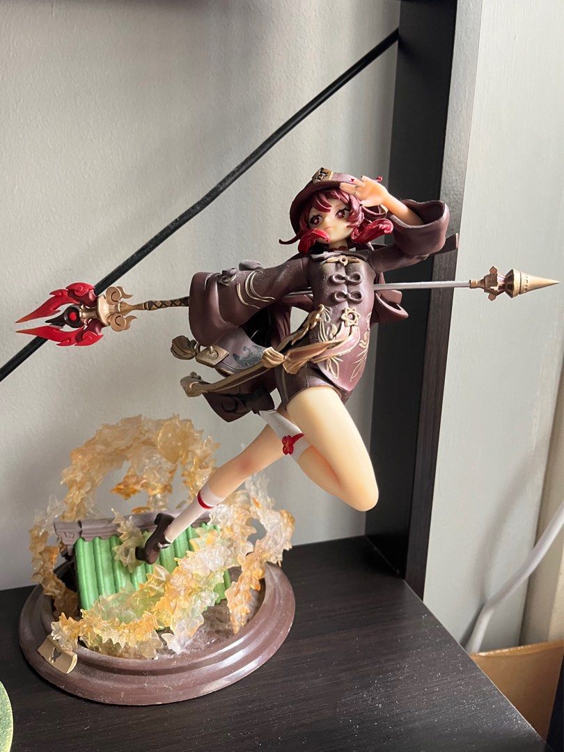 Hutao Hu Tao Genshin Impact Figure Figurine Pyro staff of homa, Hobbies ...