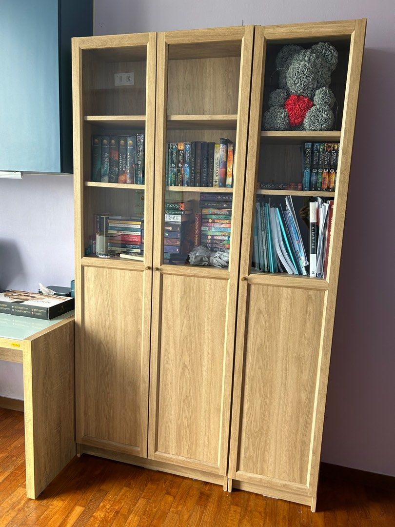 IKEA Billy Cabinet, Furniture & Home Living, Furniture, Shelves ...