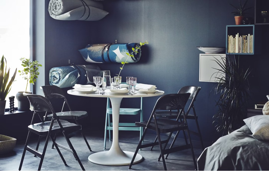 IKEA DOCKSTA ROUND DINING TABLE, Furniture & Home Living, Furniture ...