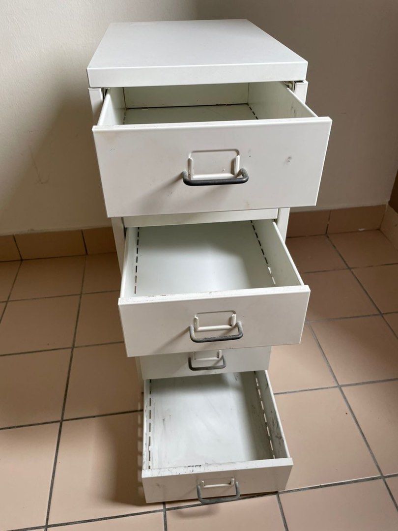 IKEA HELMER STEEL 6 UNIT DRAWER, Furniture & Home Living, Furniture ...