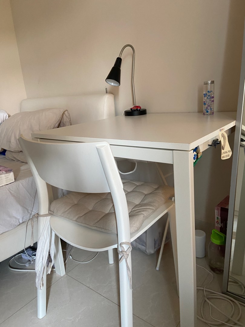 IKEA Melltorp table and Janinge Chair, Furniture & Home Living ...