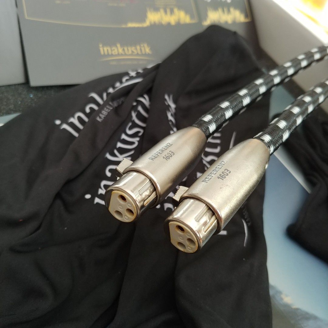 Inakustik NF 1603 Audiophile Reference Interconnect XLR 1.5M 德國發燒訊號線平衡插 ...