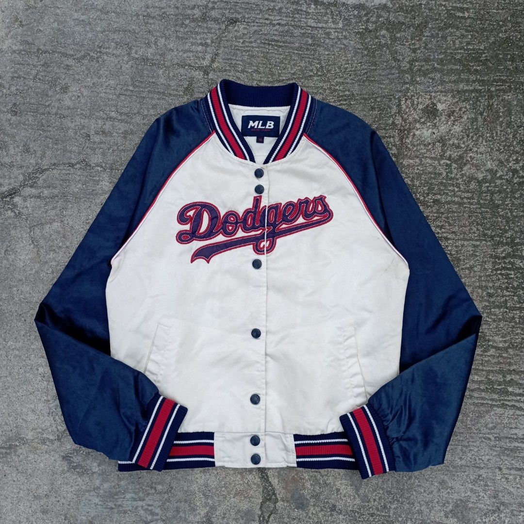 Jaket Varsity MLB DODGERS bekas second, Fesyen Pria, Pakaian , Baju ...