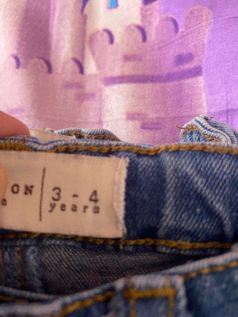 Jeans tiny button brand, Babies & Kids, Babies & Kids Fashion on Carousell