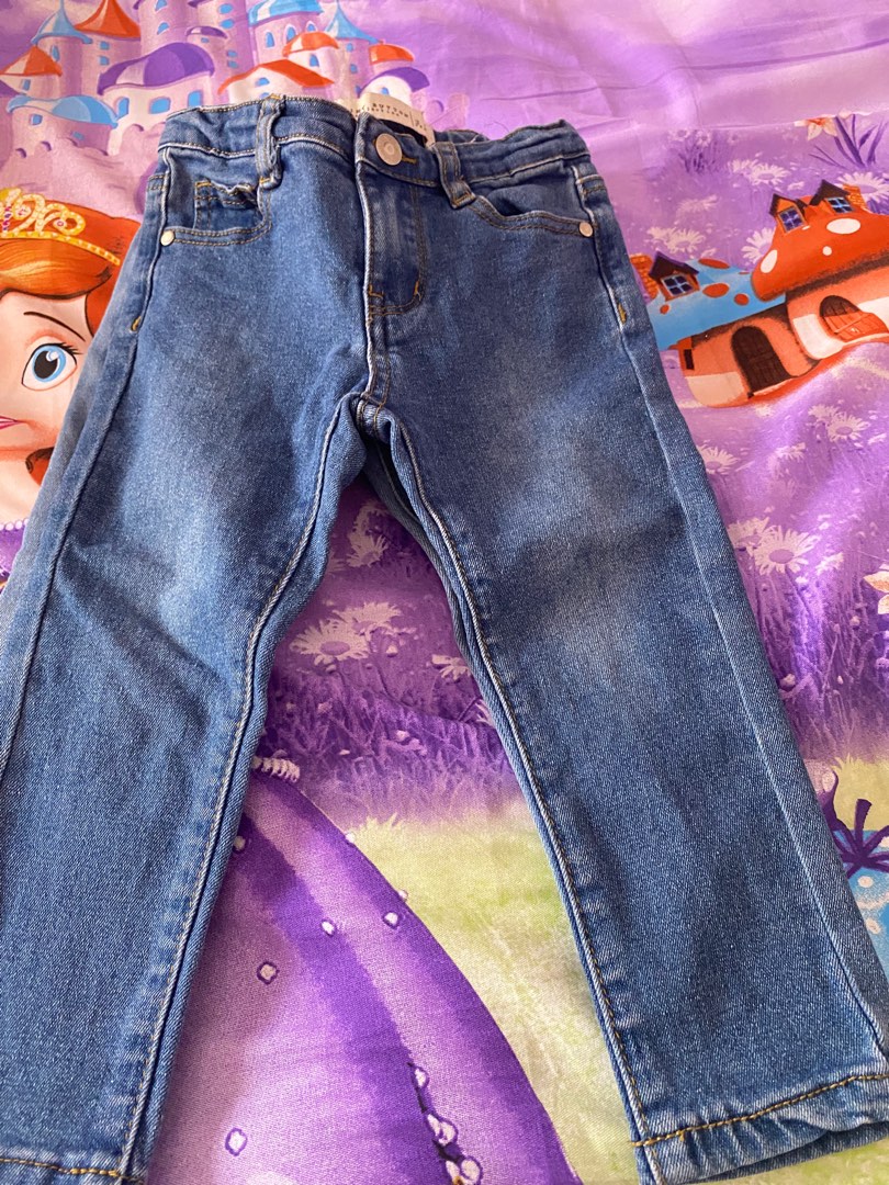 Jeans tiny button brand, Babies & Kids, Babies & Kids Fashion on Carousell