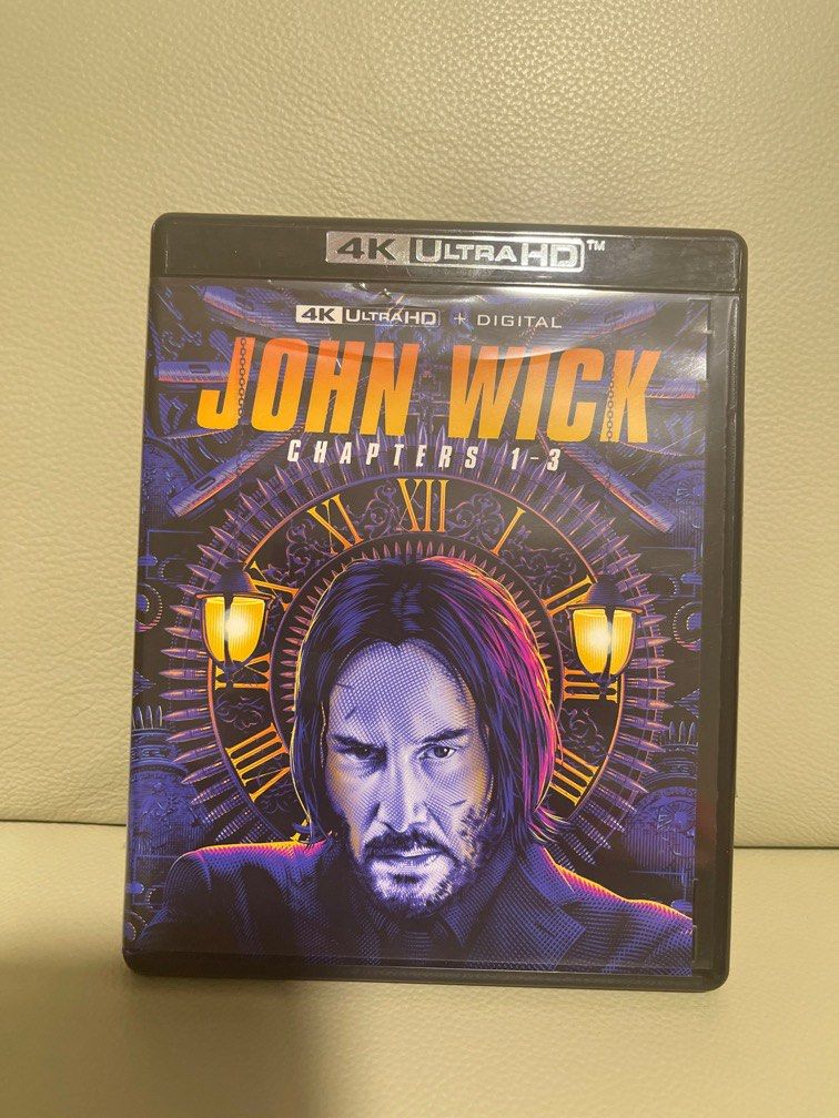 John Wick 1-3 4K, Hobbies & Toys, Music & Media, CDs & DVDs on Carousell