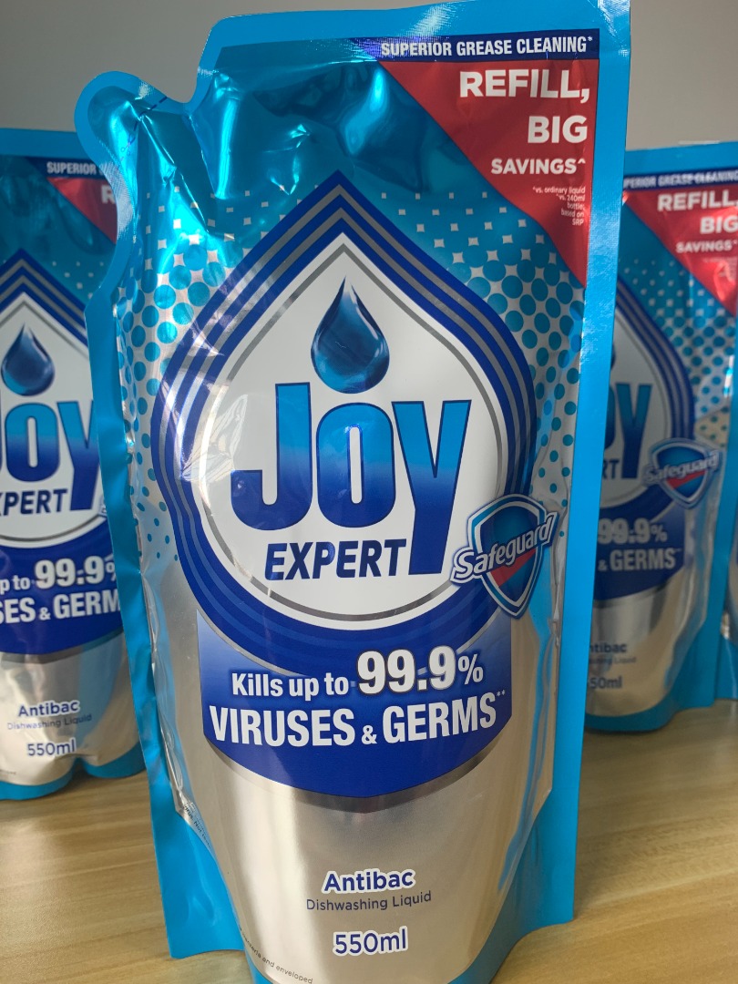 550ml JOY Antibac Expert Concentrated Dishwashing Liquid with the Power ...