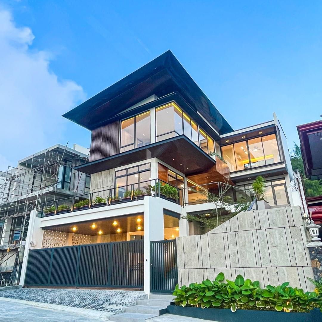 J.P. Multi-Level Modern Asian Home With Unobstructed City View and Lake ...