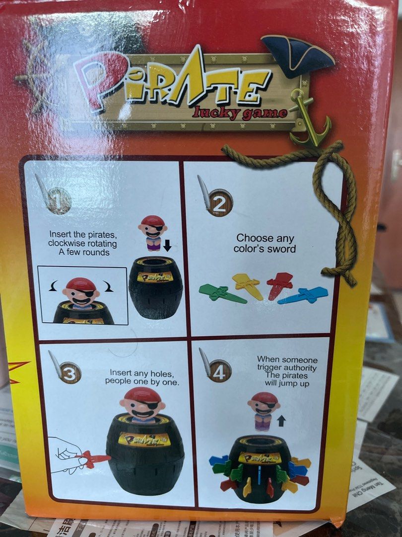 Jumping pirate game, Hobbies & Toys, Toys & Games on Carousell