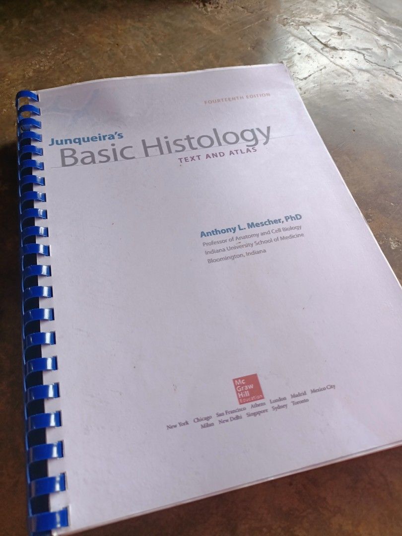 Junqueira's Basic Histology Text and Altlas 14th Edition, Hobbies ...