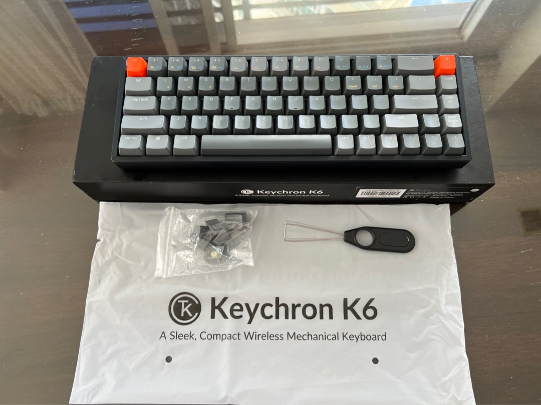 Keychron K6 Wireless Mechanical Keyboard, Computers & Tech, Parts ...