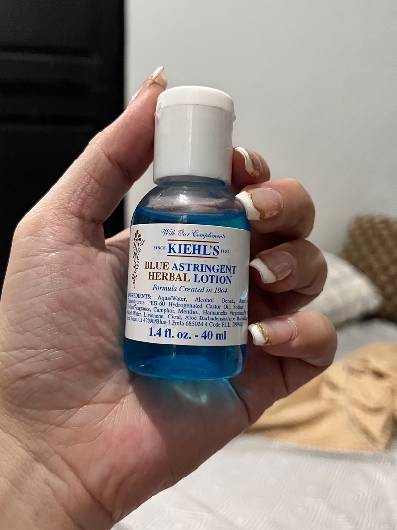 Kiehls Blue Astringent Herbal Lotion 40ml, Beauty & Personal Care, Bath ...