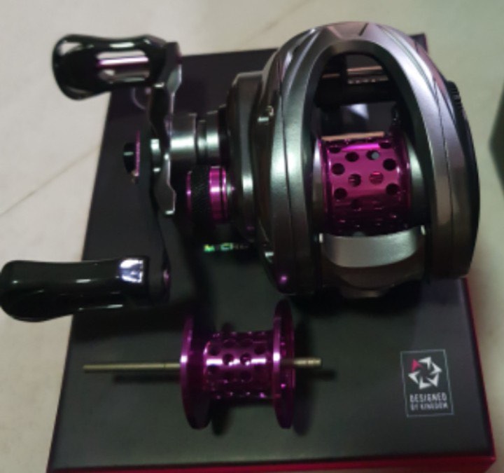 Kingdom Micro Monster bfs reel baitcast fishing luring jigging finesse ...