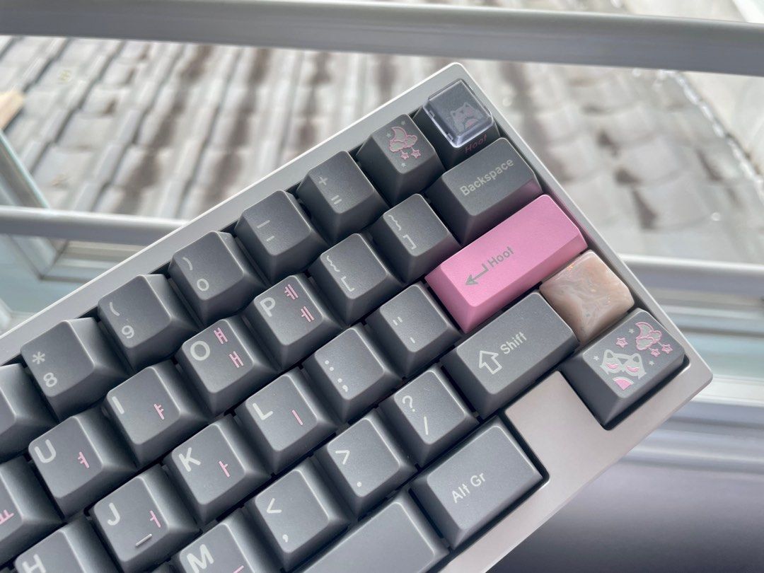 KMG B60 silver WKL machined weight mechanical keyboard, Computers ...