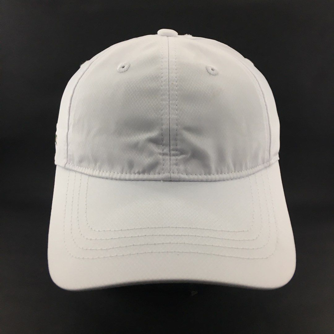 LACOSTE WHITE CAP VELCRO STRAP on Carousell