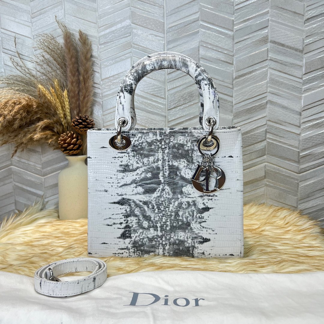 Lady Dior in exotic lizard leather, Luxury, Bags & Wallets on Carousell