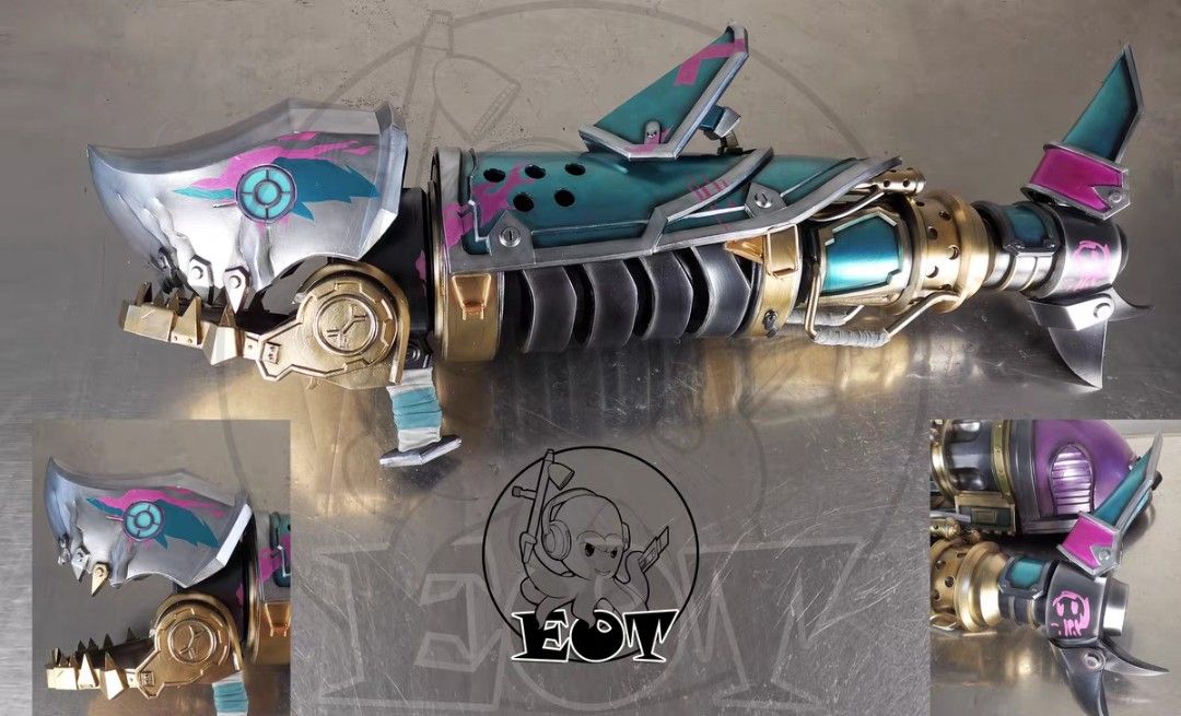 League of Legends/Arcane - Jinx Cosplay Props Set, Hobbies & Toys ...