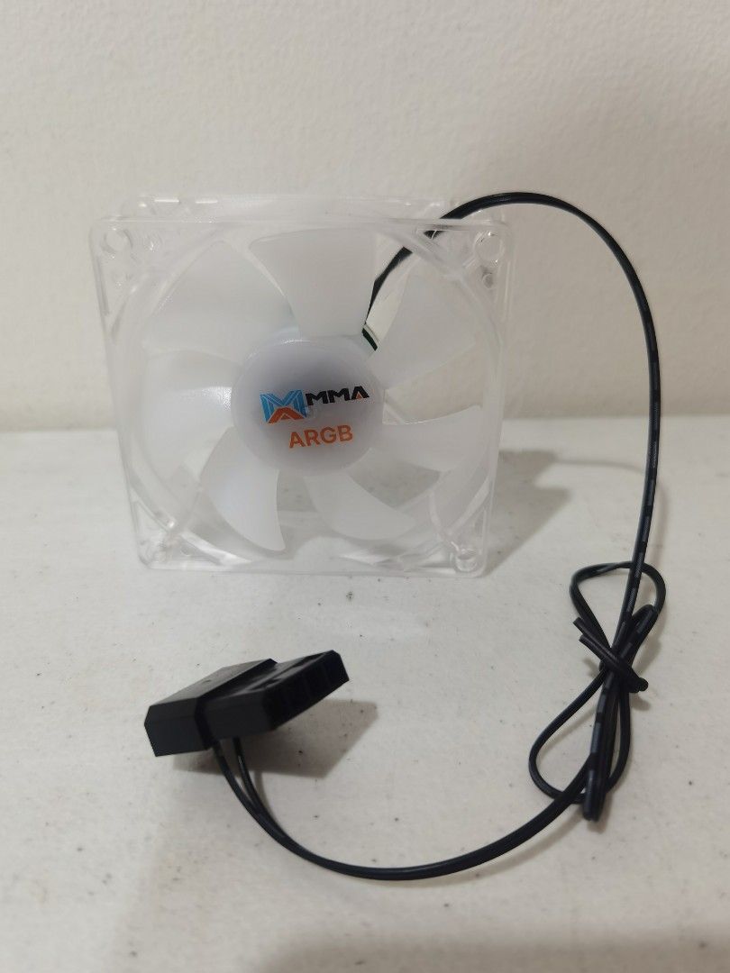 LED FAN RGB 8CM 4PIN MOLEX on Carousell