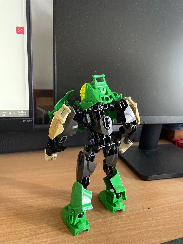 Lego Technic Green Latern w Toa Head, Hobbies & Toys, Toys & Games on ...