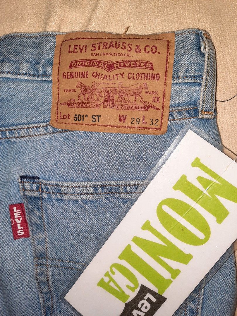 Levi's 501ST Premium bigE in Big Tab, Men's Fashion, Bottoms, Jeans on ...