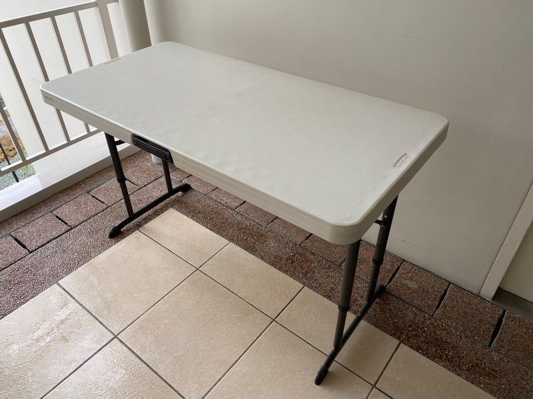 LIFETIME FOLDING TABLE 4FT, Furniture & Home Living, Furniture, Tables ...