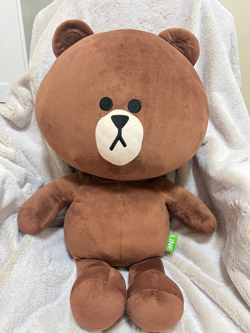 Line friends brown bear, Hobbies & Toys, Toys & Games on Carousell