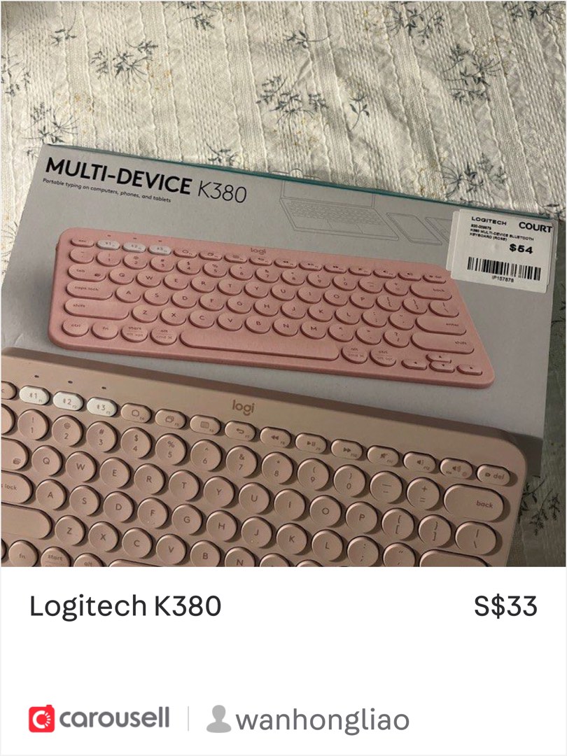 Logitech K380, Computers & Tech, Parts & Accessories, Computer Keyboard ...