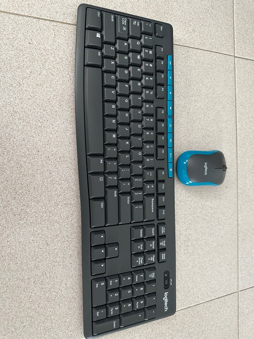 Logitech wireless mouse and keyboard, Computers & Tech, Parts ...