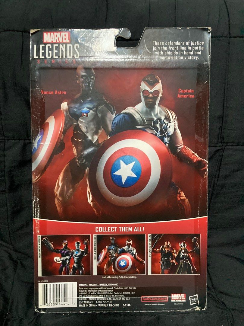 Marvel Legends Series Comic 2-Pack Shield-Wielding Heroes, Hobbies ...