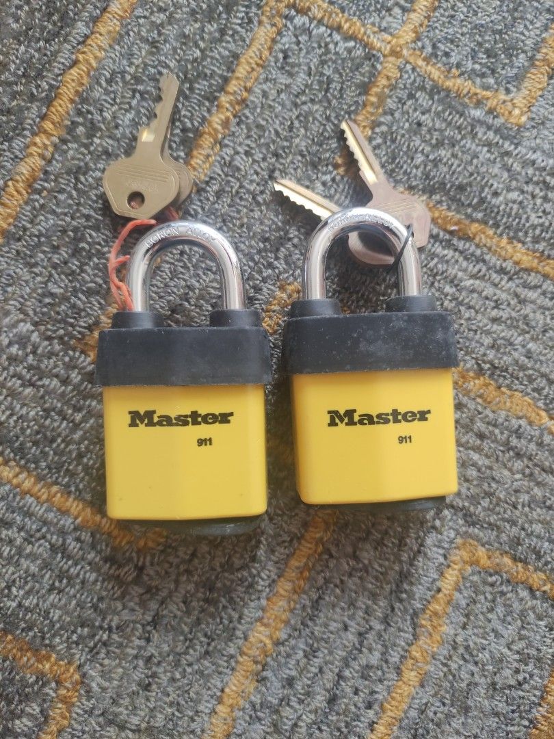 Master Lock 911, Furniture & Home Living, Security & Locks, Locks ...