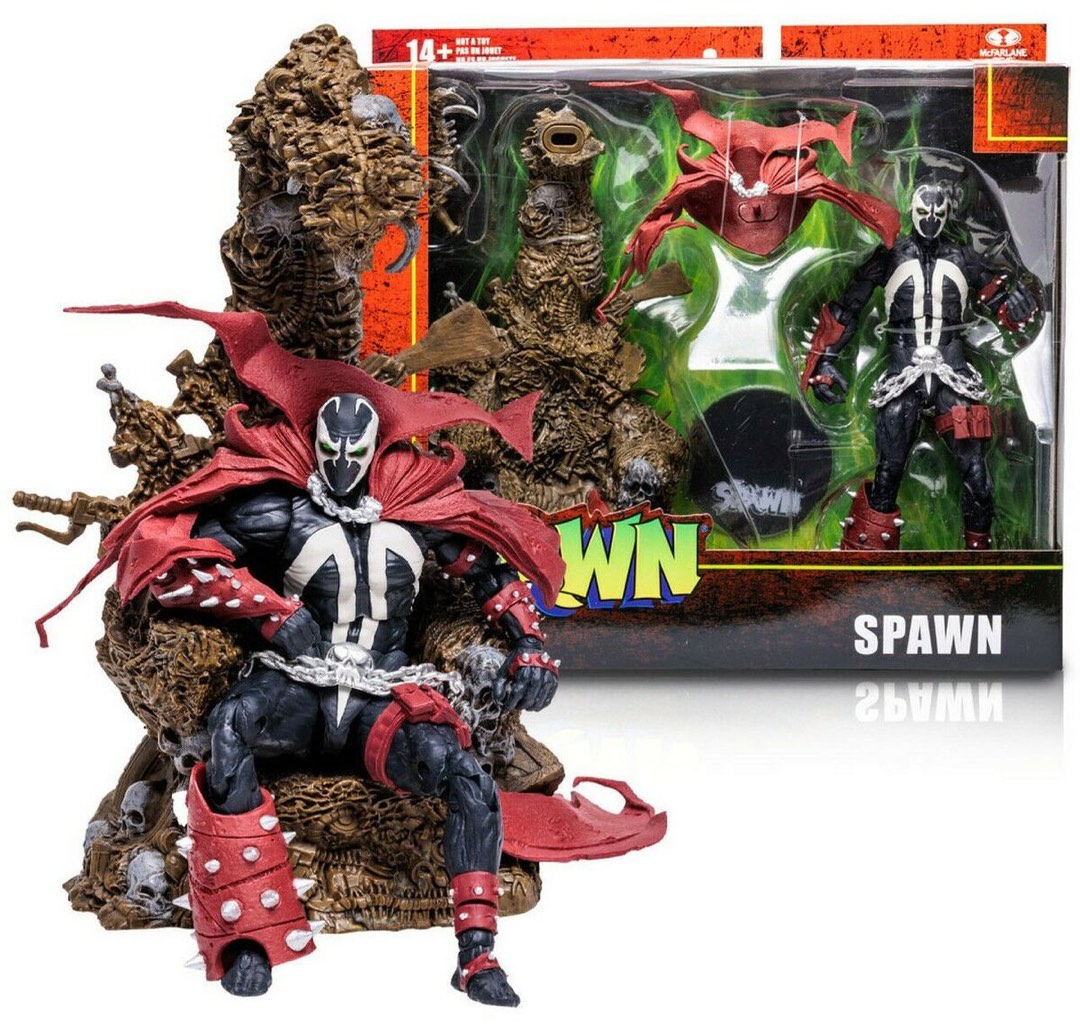 McFarlane Spawn with Throne, Hobbies & Toys, Toys & Games on Carousell