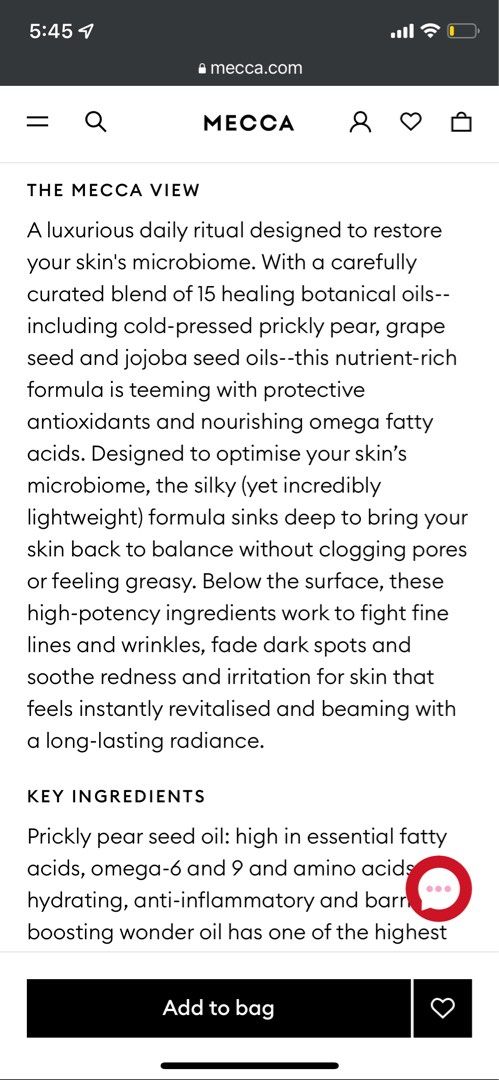 Mecca Cosmetica Everyday Face Oil, Beauty & Personal Care, Face, Face Care on Carousell