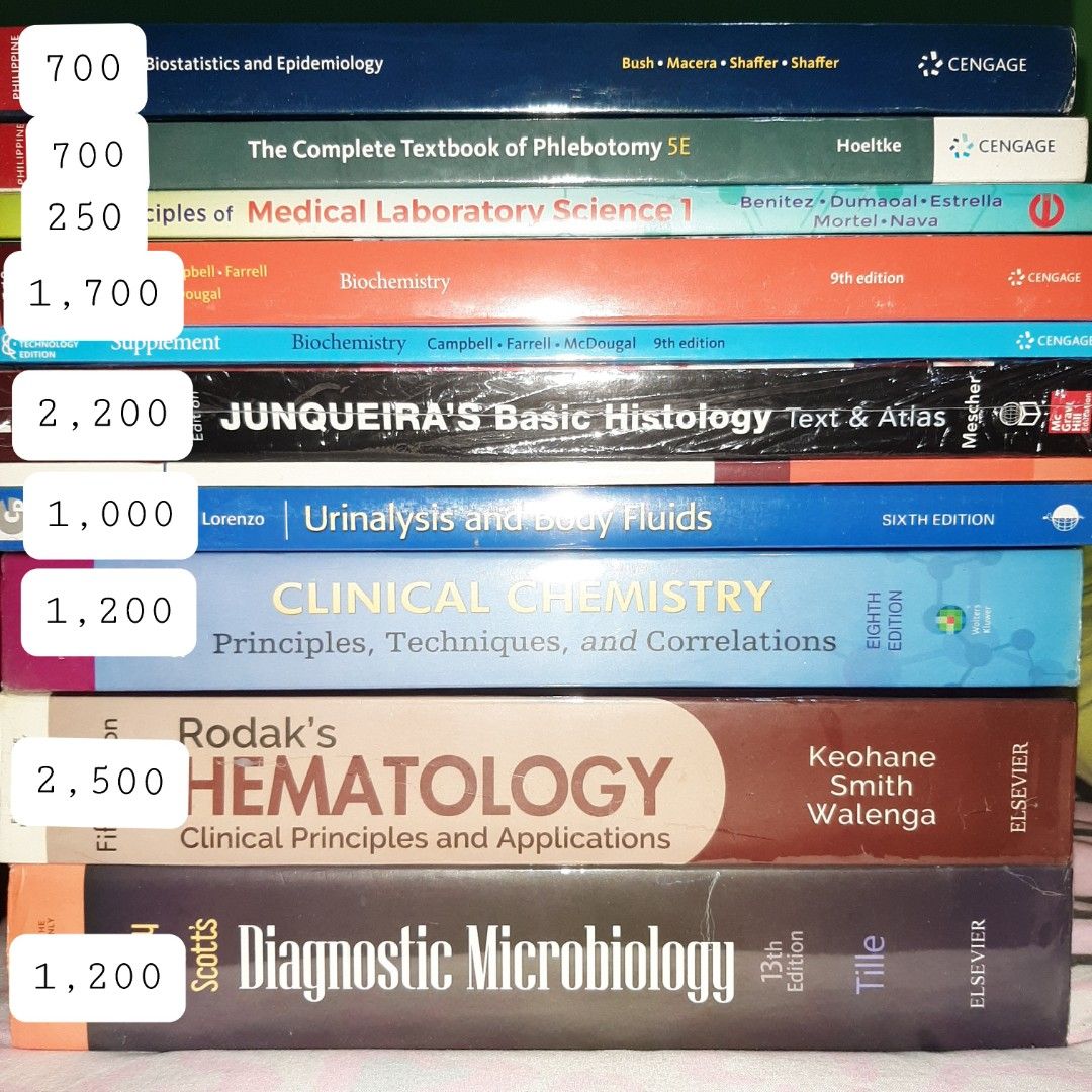 MEDICAL TECHNOLOGY BOOKS, Hobbies & Toys, Books & Magazines, Textbooks ...