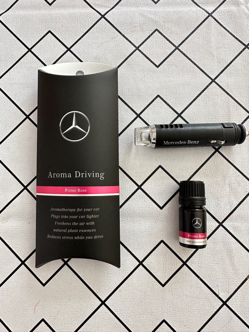 原廠平治香薰器 Mercedes Benz Aroma Driving - Prime Rose, 汽車配件, 電子配件 - Carousell