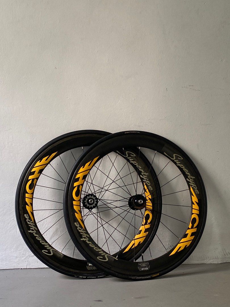 Miche Supertype Pista Carbon Track Wheelset, Sports Equipment, Bicycles ...