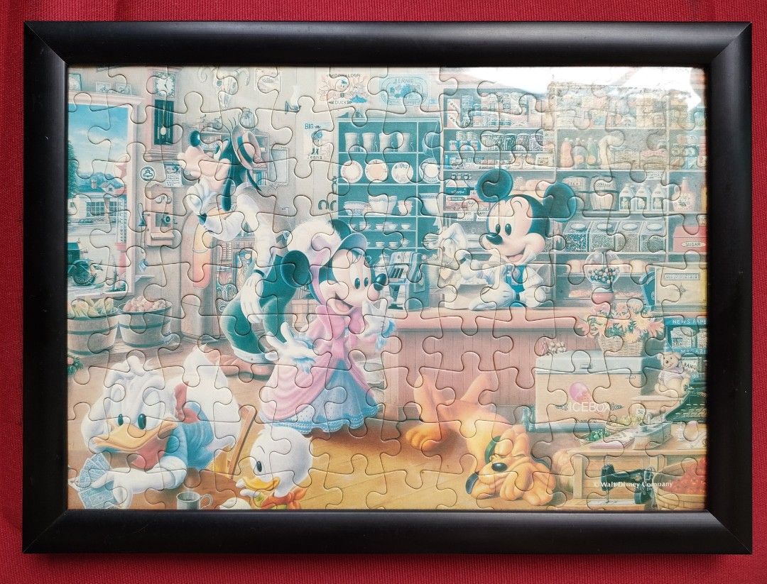 Mickey Mouse Jigsaw Puzzle, Hobbies & Toys, Toys & Games on Carousell