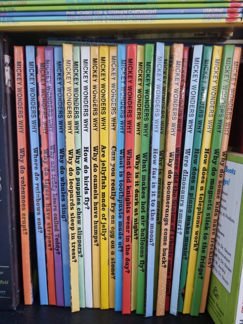 Mickey wonder why (full set of 24 books), Hobbies & Toys, Books ...