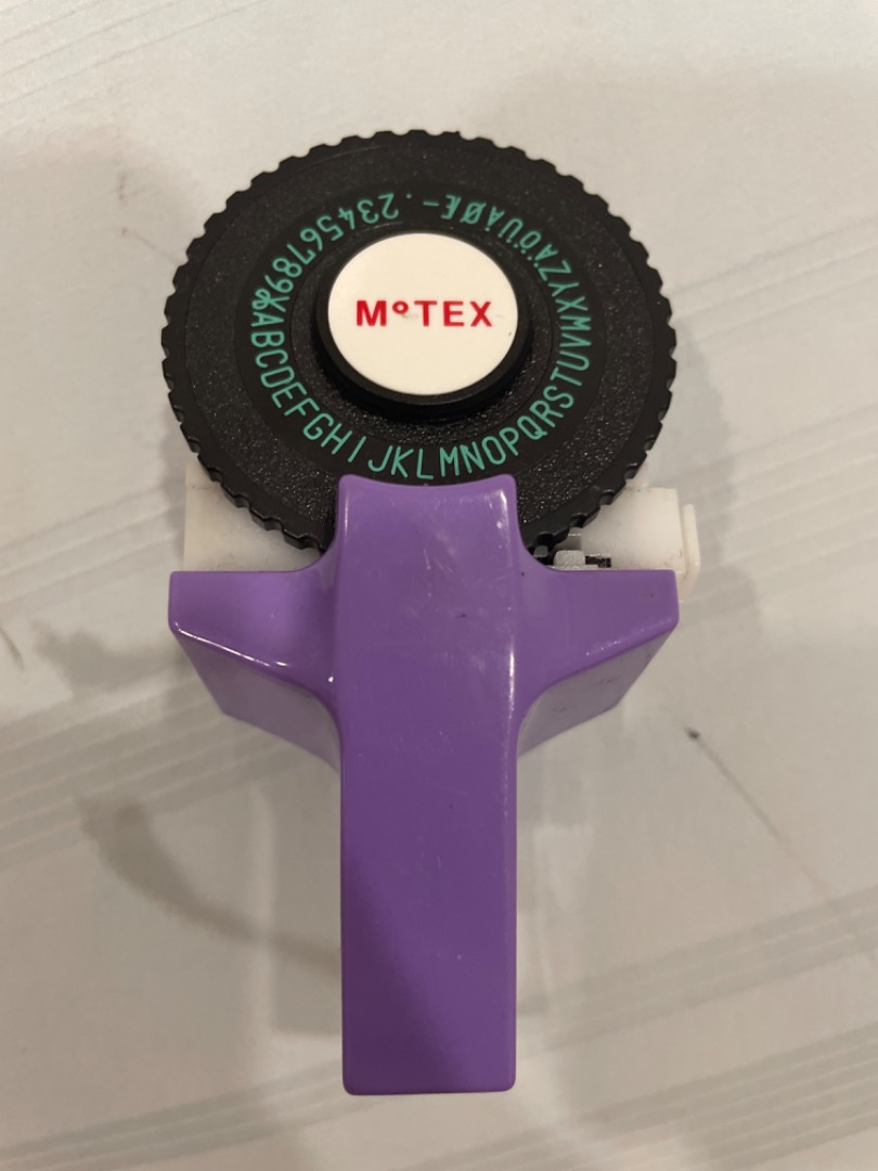 mini Portable Printer DIY Handhold Typewriter Label Maker for MOTEX ...