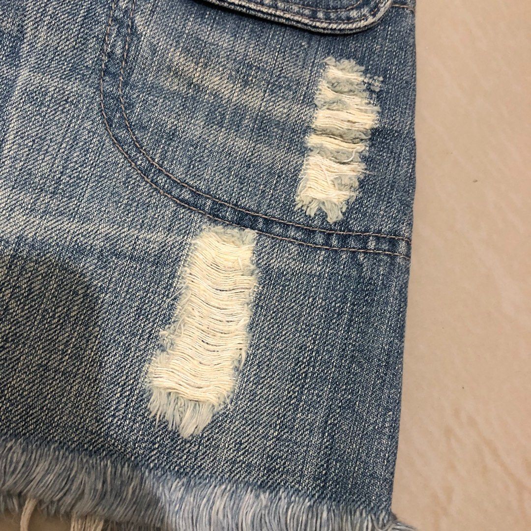 mintdenim - perfect y2k retro vintage style denim maong tattered mini ...