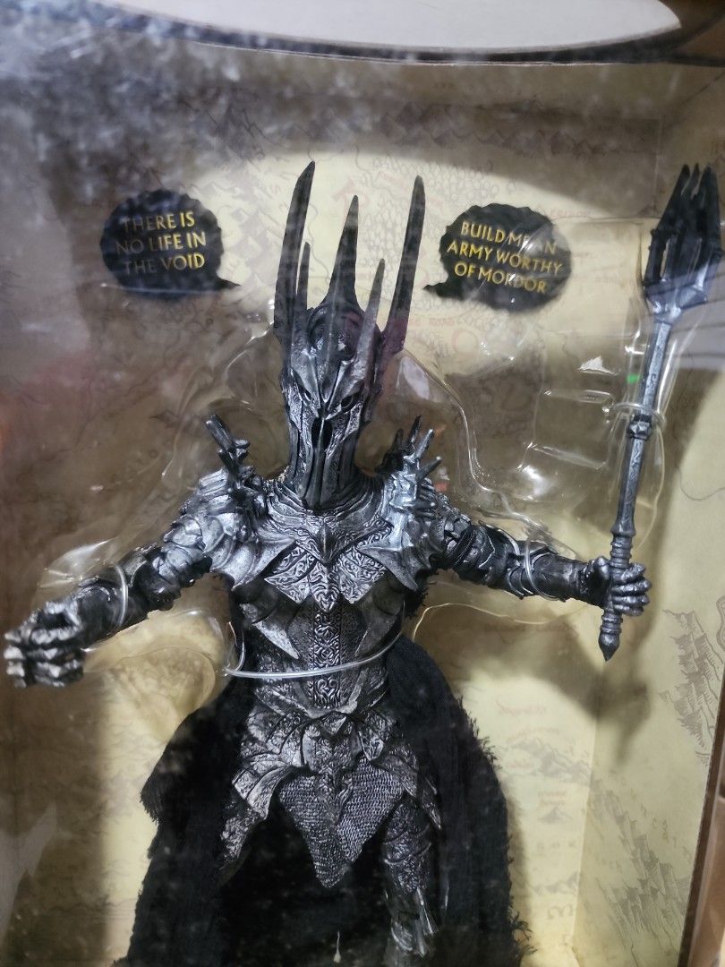 MISB Toy Biz Lord of the Rings Sauron Dark Lord from The Second Age ...