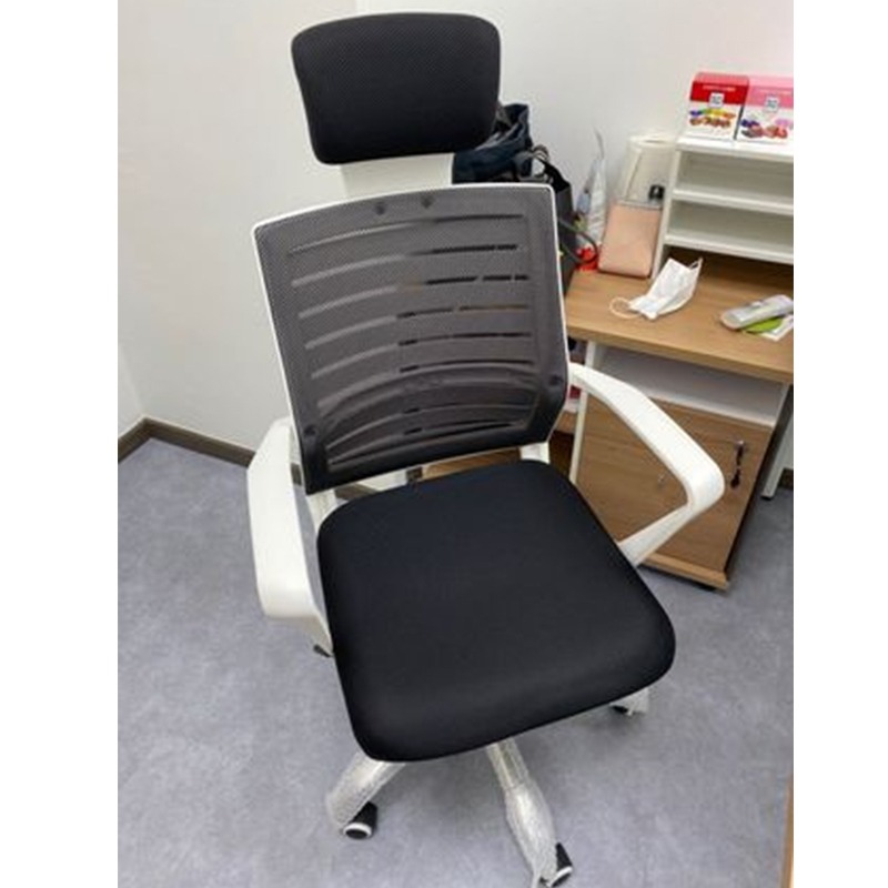 Modern simple breathable mesh cloth chair High back office chair Swivel ...