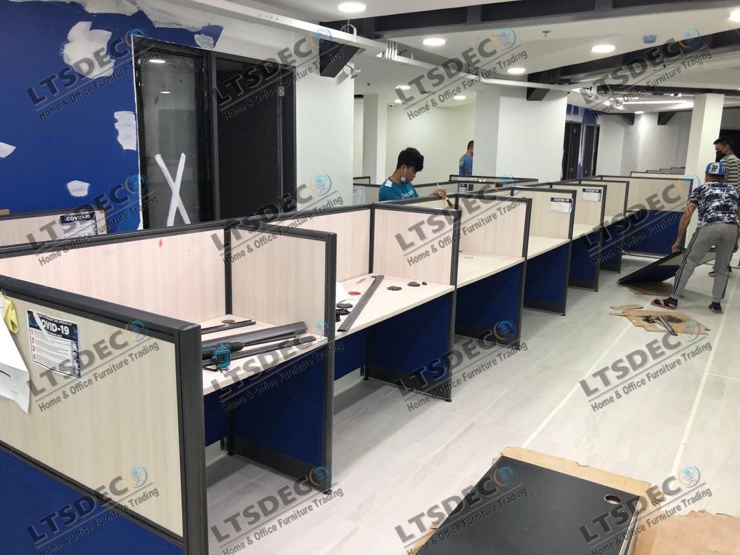 MODULAR TABLE BPO TYPE OFFICE PARTITION | CUBICLE TBALE WORKSTATION ...