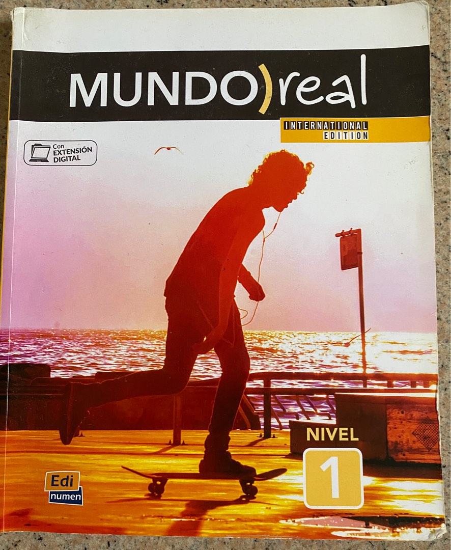 MOELC Spanish Text Book - Mundo Real 1, Hobbies & Toys, Books ...