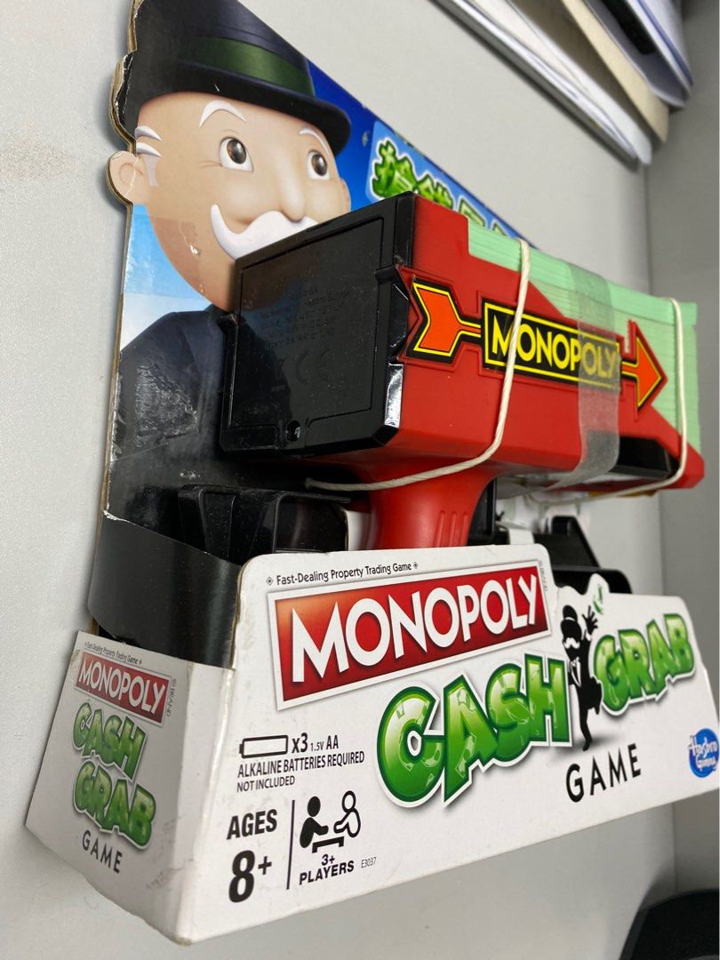 Monopoly Cash Grab Game, 興趣及遊戲, 玩具 & 遊戲類 - Carousell