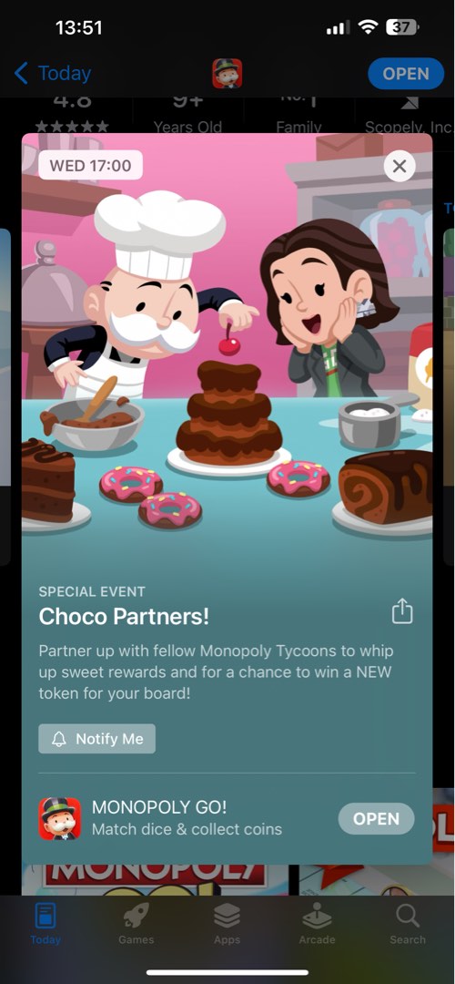 Monopoly Go Choco Partners Slot, Video Gaming, Gaming Accessories, In ...